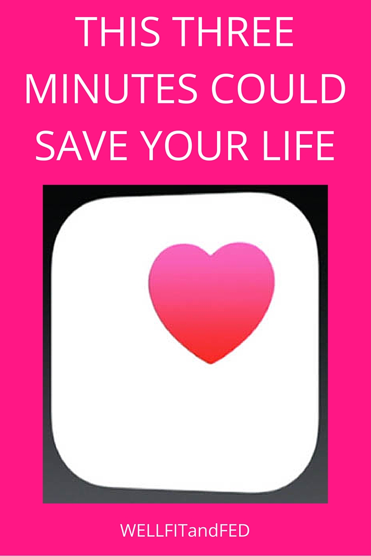 This Three Minutes Could Save Your Life | WELLFITandFED | Dr. Heather ...